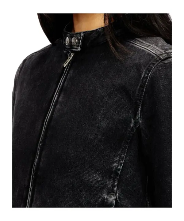 DIESEL® De Mornin Fitted Denim Jacket - Black