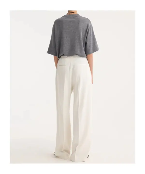 RÓHE Short-sleeved Oversized Crew-neck T-shirt