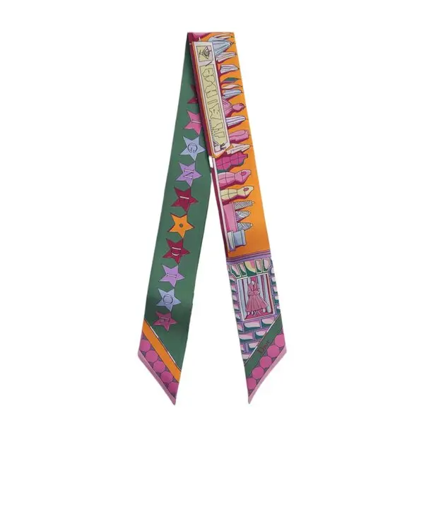 Dior Printed Twilly Scarf - Multicolor