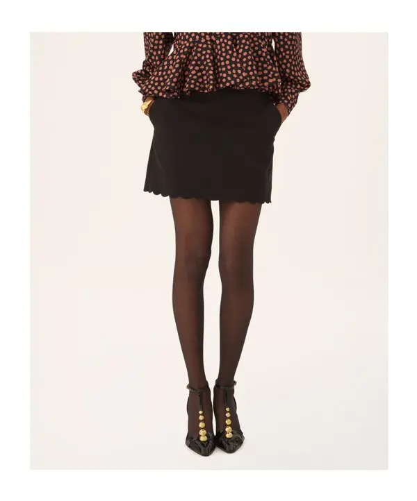 Chloé Scalloped Mini Skirt