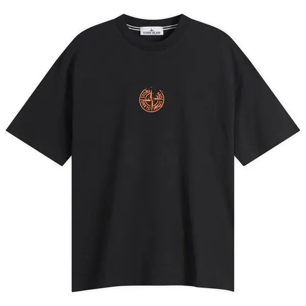 Stone Island Vertical Placement T-shirt - Black