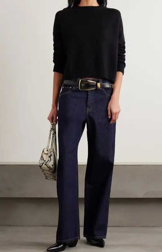 Khaite Wide Leg Jeans - No