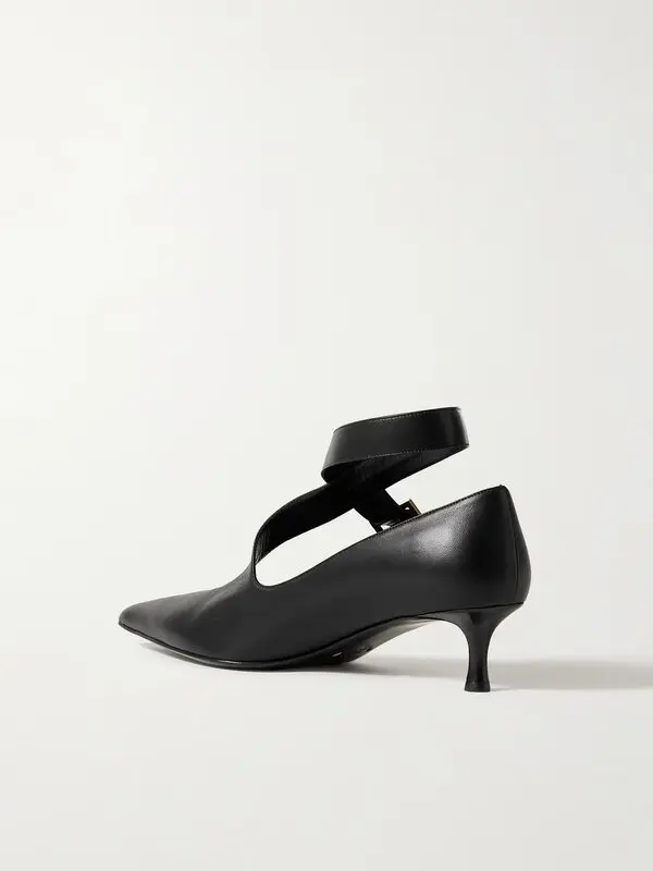 Khaite 45mm Sloan Buckle-strap Pumps
