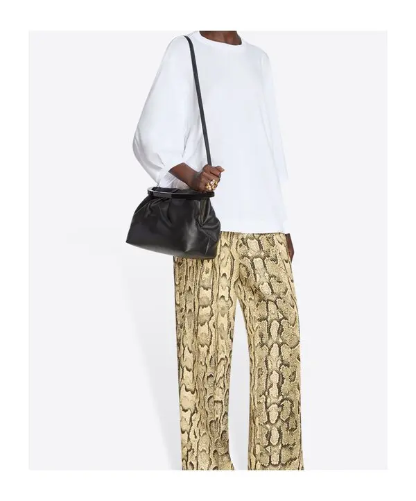Dries Van Noten Folded Leather Tote Bag