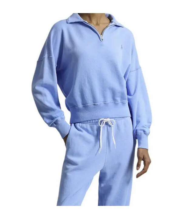 Polo Ralph Lauren Embroidered Pony Quarter-zip Sweatshirt