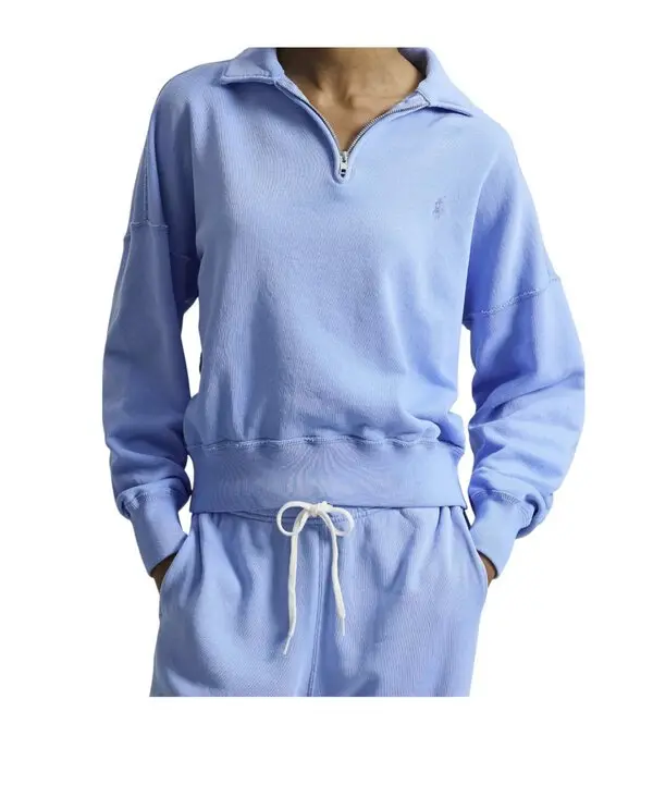 Polo Ralph Lauren Embroidered Pony Quarter-zip Sweatshirt