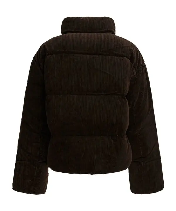 Polo Ralph Lauren Logo Embroidered Padded Corduroy Jacket