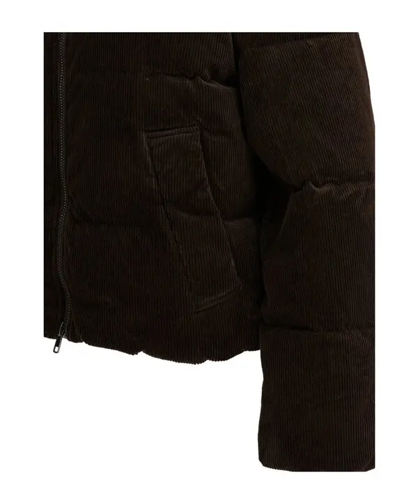 Polo Ralph Lauren Logo Embroidered Padded Corduroy Jacket