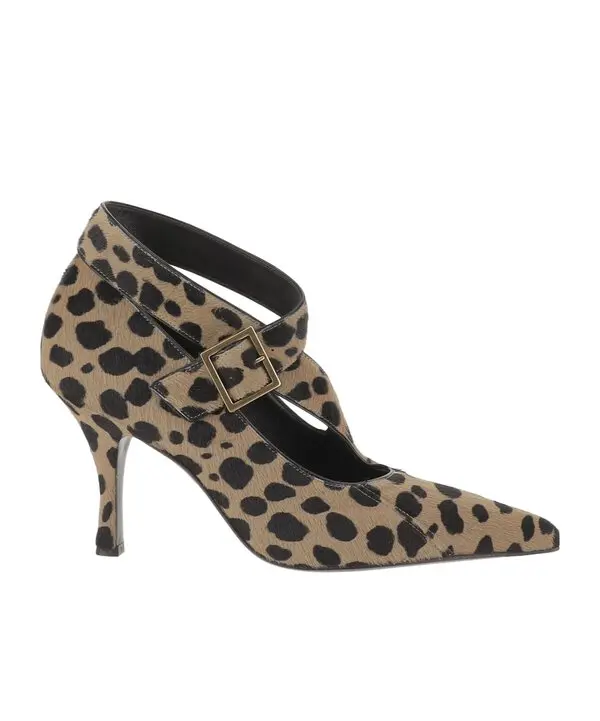 Khaite 85mm Sloan Printed Pumps - Black