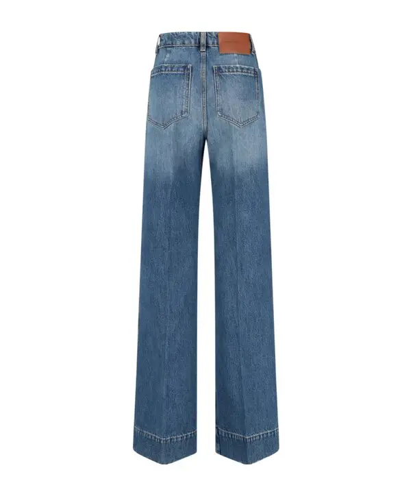 Victoria Beckham Distressed Regular Fit Jeans