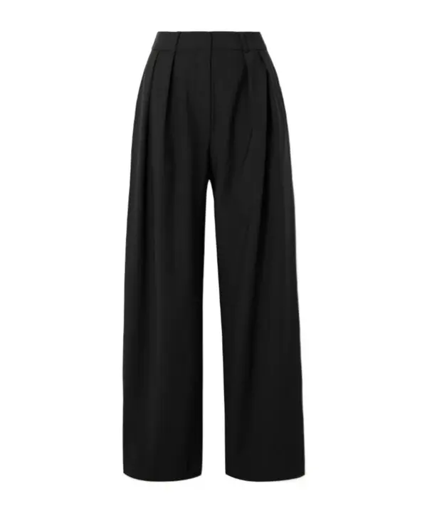 THE FRANKIE SHOP Ripley Pleated Wide-leg Trousers