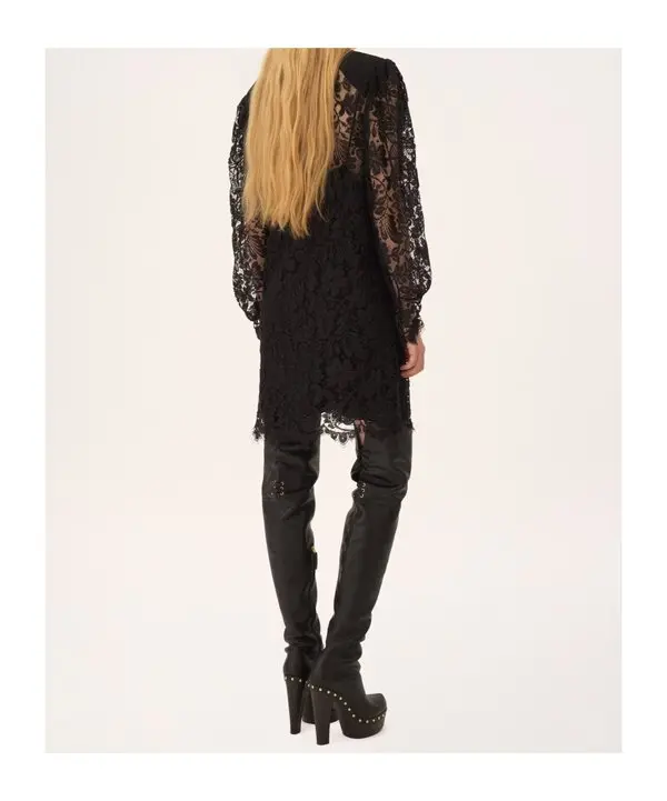 Chloé Lace High-neck Dress