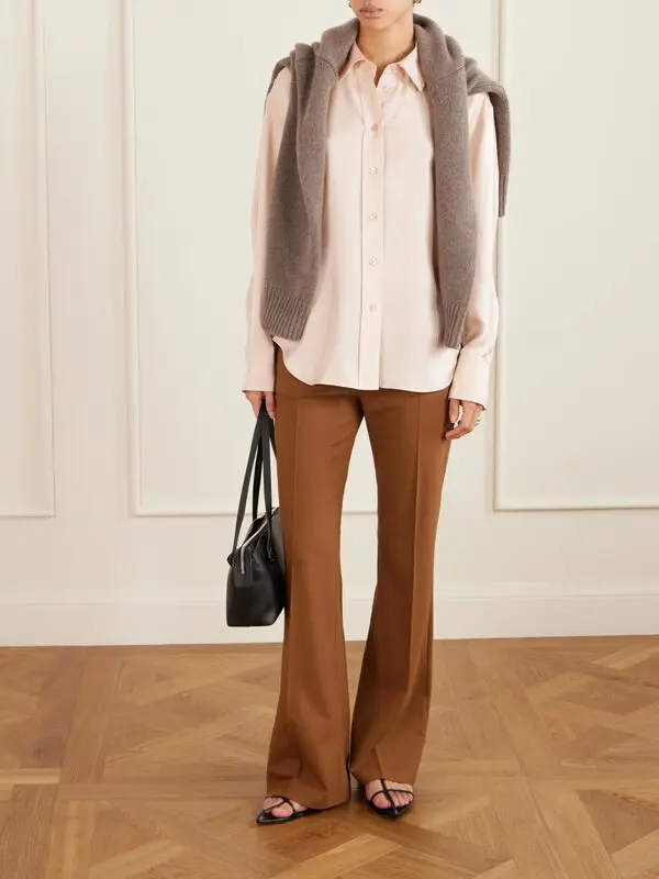 RÓHE Silk Twill Long-sleeved Shirt