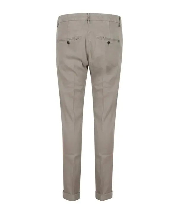 DONDUP Button Detailed Slim Cut Trousers
