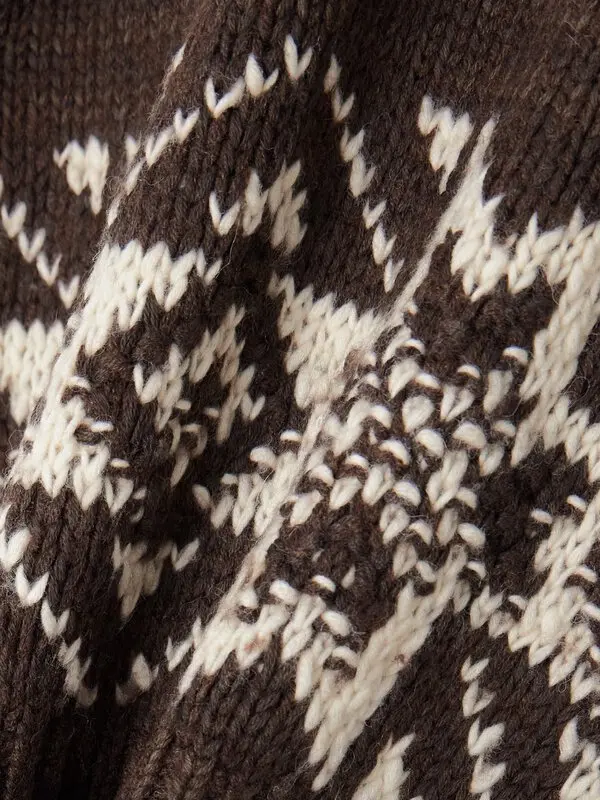 Polo Ralph Lauren Fair Isle Pattern V-neck Sweater