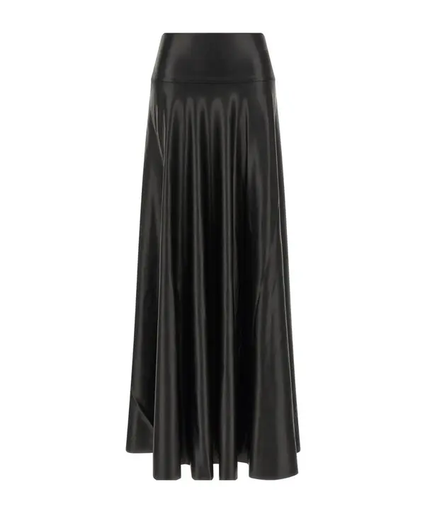 Norma Kamali Flared Maxi Skirt