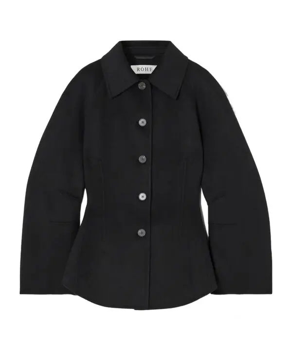 RÓHE Button Detailed Wool Jacket