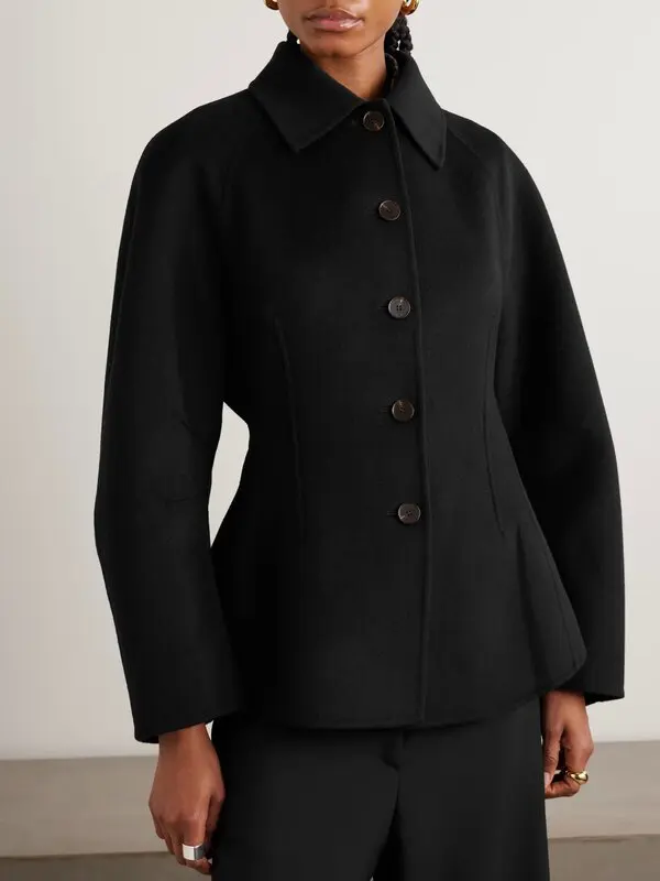RÓHE Button Detailed Wool Jacket