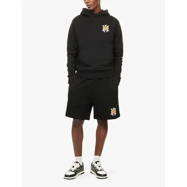 Amiri Ma Surf Cotton-jerseytrack Shorts
