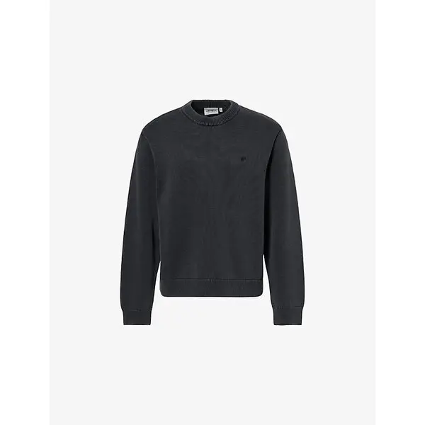 Carhartt Work In Progress Kori Crewneck Cotton Jumper - Black