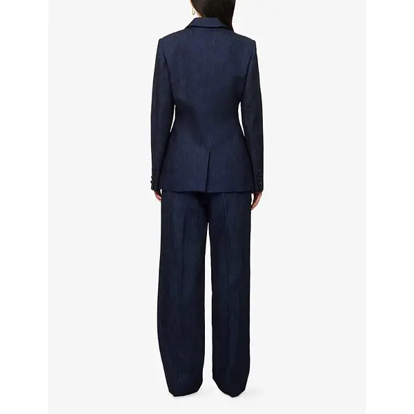 Gabriela Hearst Grant Knotted Cotton-and-linen Blazer