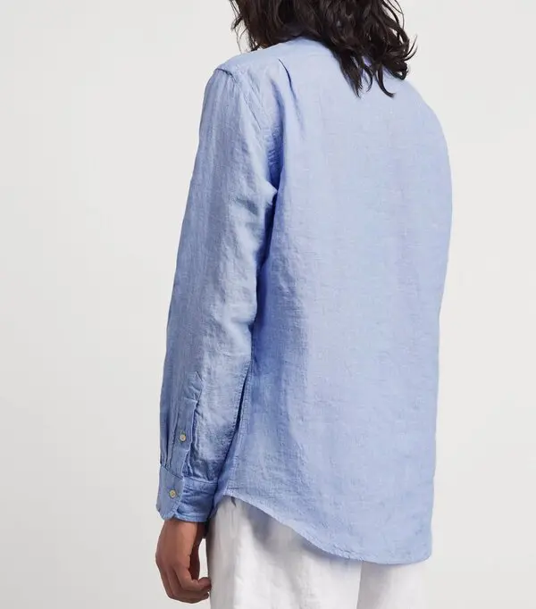 Polo Ralph Lauren X Wimbledon Linen Shirt - Blue