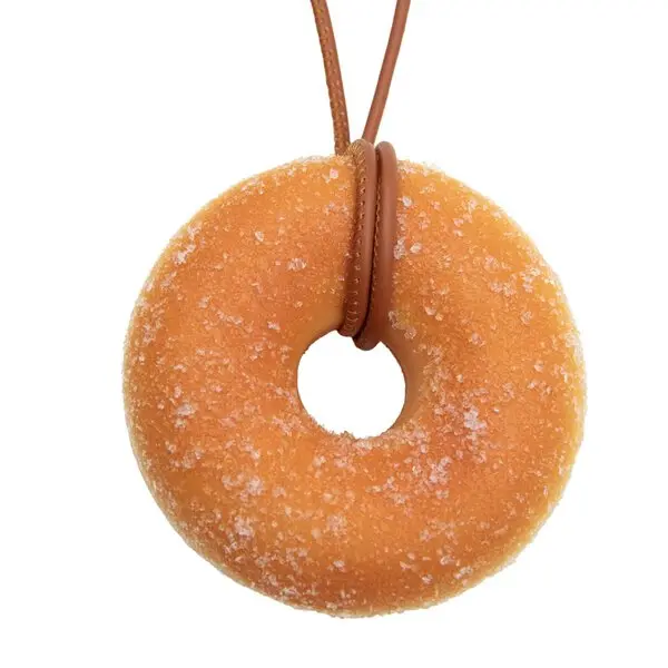 ABSURDE Sugar Donut Bag Charm - Black