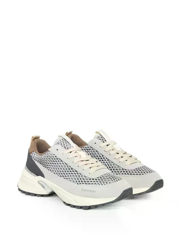 Calvin Klein Mesh Panelled Lace Up Sneakers