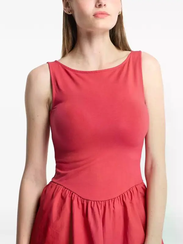 Gap Sleeveless Gathered Mini Dress
