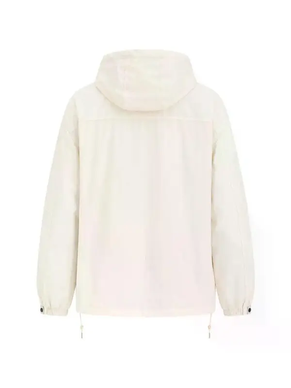 Armani Exchange Crinkled Logo Patch Parka