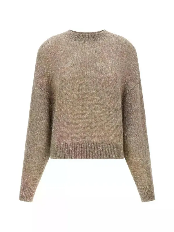 Brunello Cucinelli Diamante Sequin Embellished Sweater