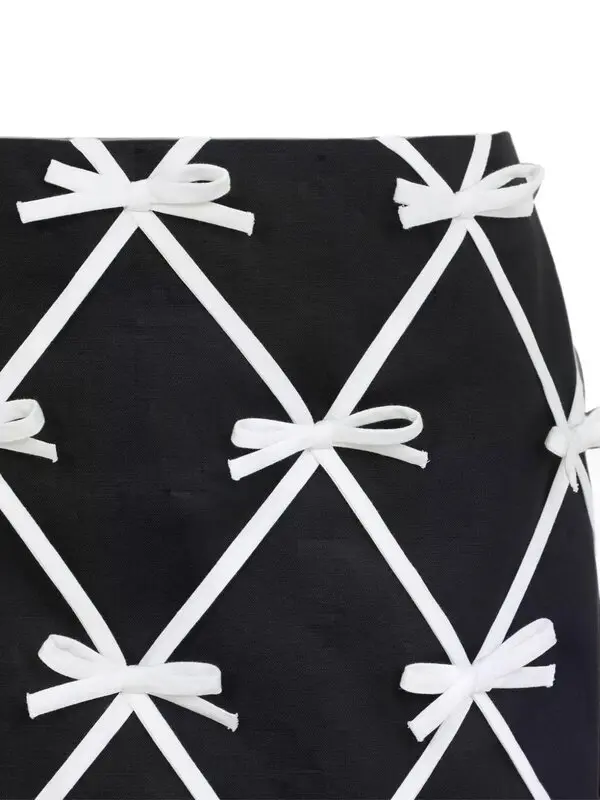 Moschino Bow-embellished Mini Skirt