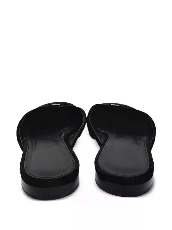 TOTEME Square-toe Logo Plaque Mules