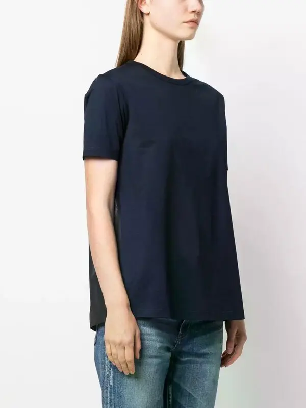 Herno Contrasting Paneled T-shirt - Blue