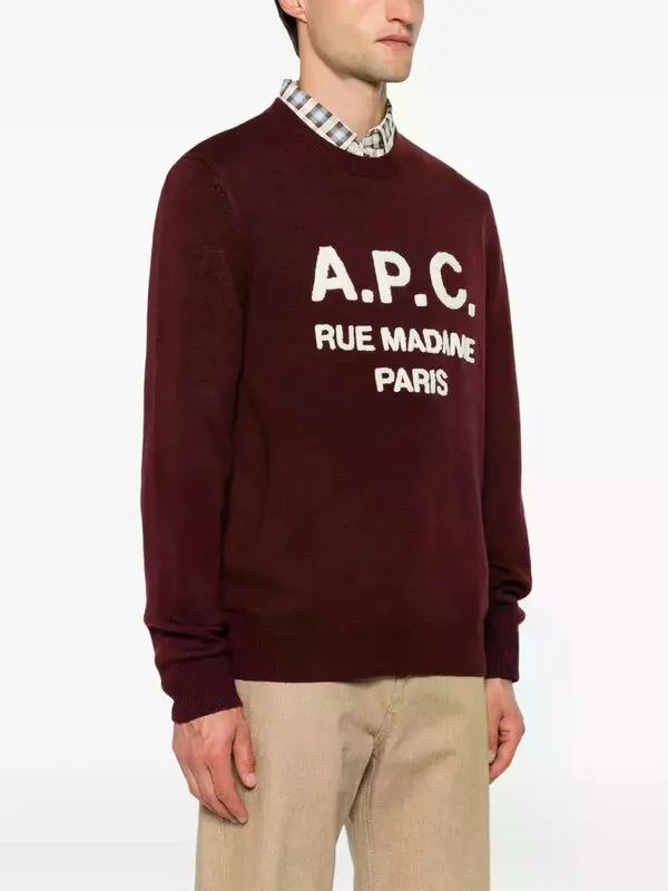 A.p.c. Wool Crew Neck Jumper