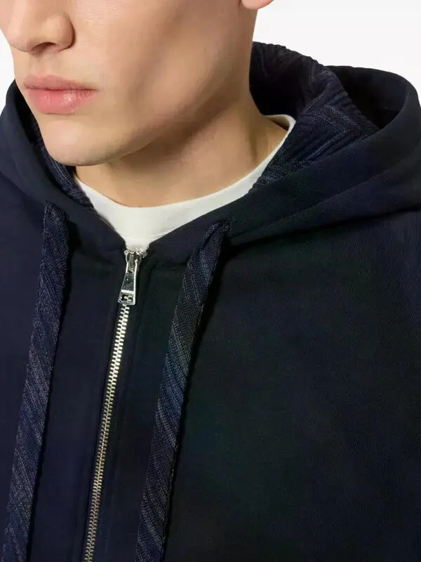 Missoni Zigzag-lining Zip-up Hoodie