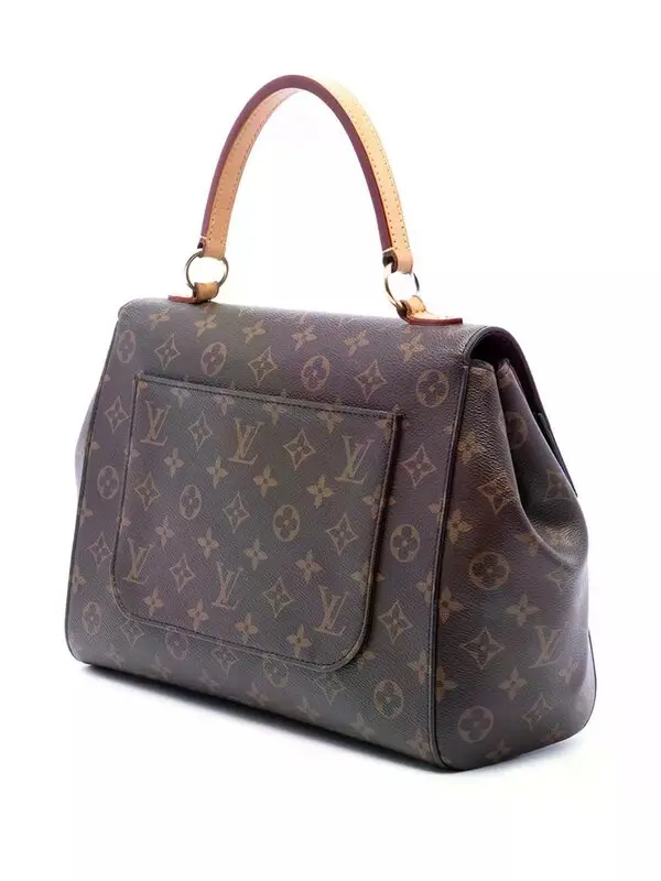LOUIS VUITTON Monogram Canvas Cluny Mm Satchel - Brown