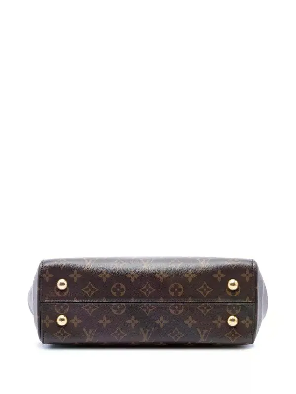LOUIS VUITTON Monogram Canvas Cluny Mm Satchel - Brown