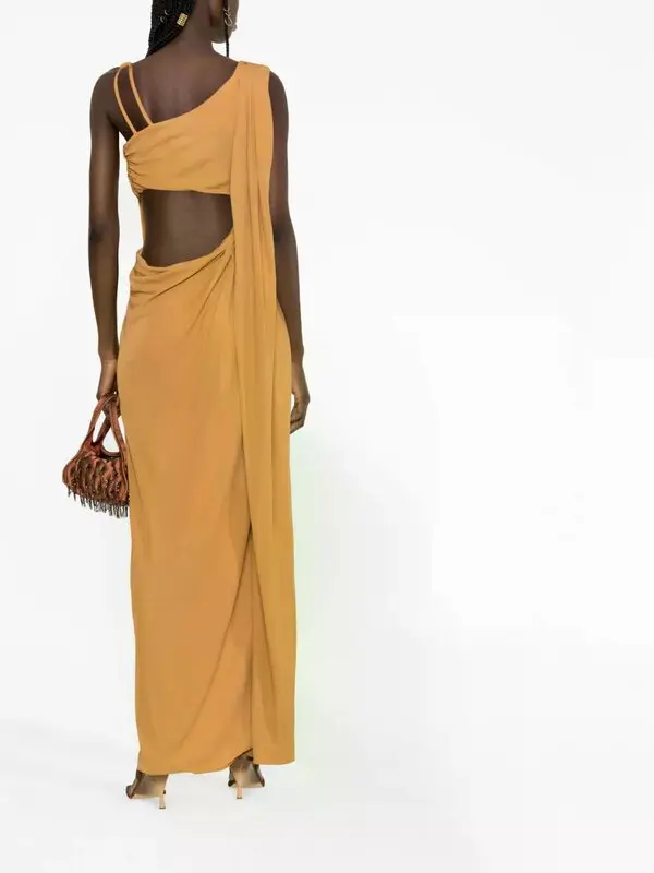 Alberta Ferretti Sleeveless Cut-out Maxi Dress