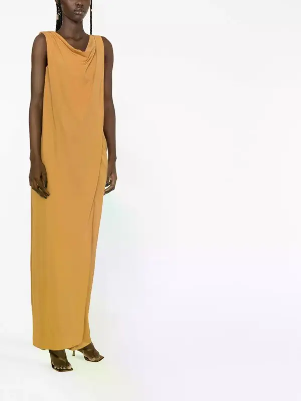 Alberta Ferretti Sleeveless Cut-out Maxi Dress