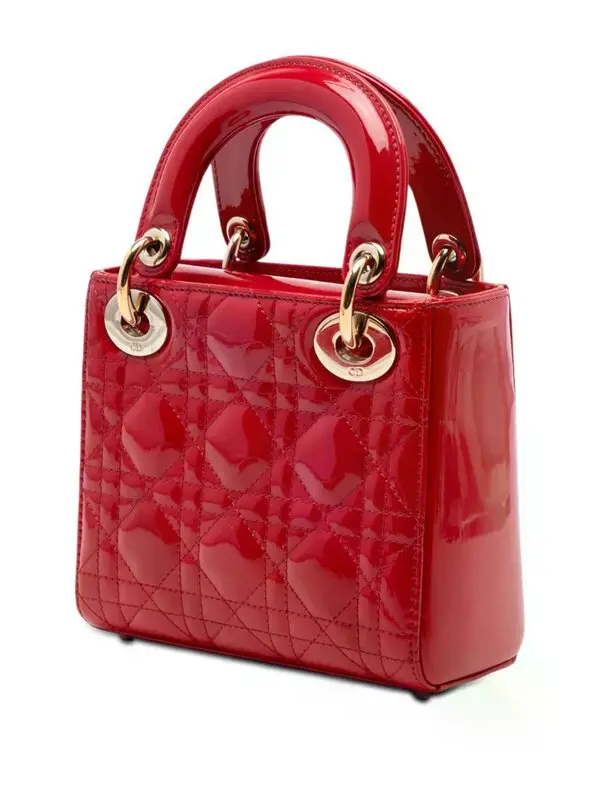 Dior Mini Lady Satchel - Red