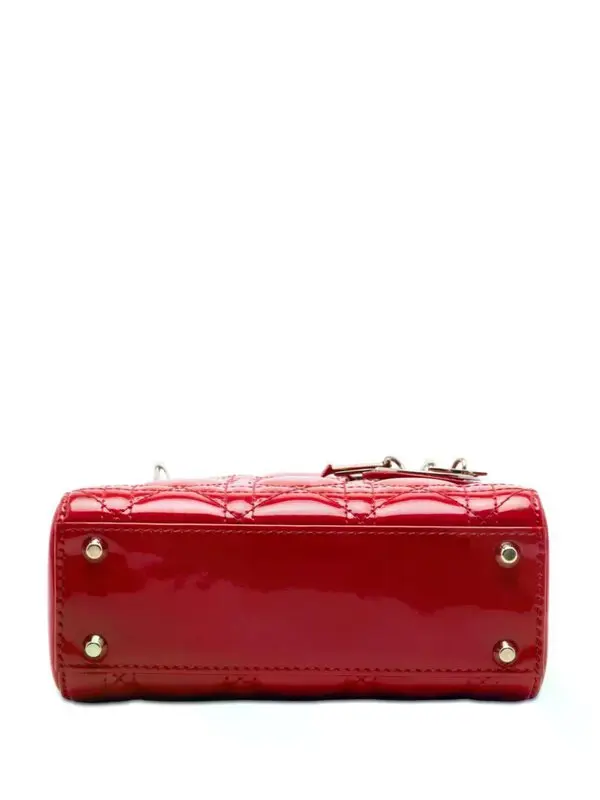 Dior Mini Lady Satchel - Red