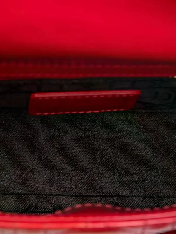 Dior Mini Lady Satchel - Red