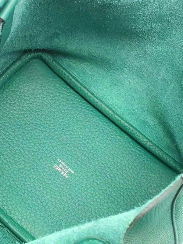 Hermès Clemence Picotin Lock 18 Handbag - Green