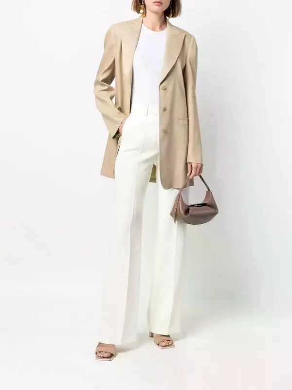 Alberta Ferretti Longline Single-breasted Blazer