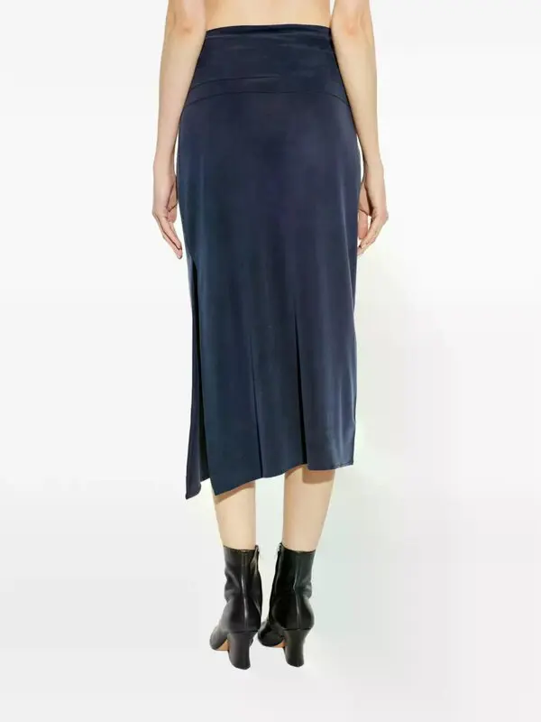 IRO PARIS Ruched Midi Skirt