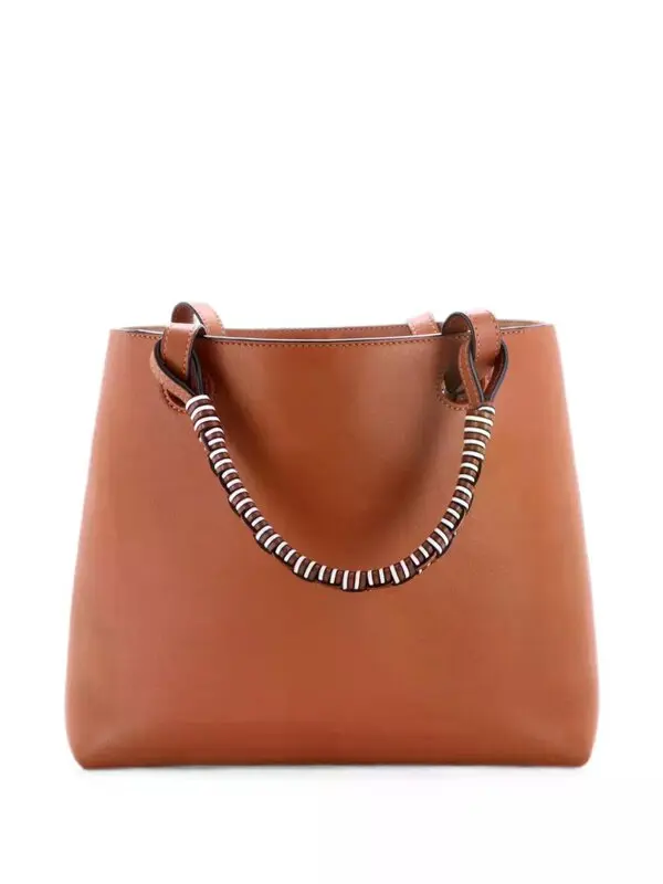 Loewe Anagram Tote Leather Small Shoulder Bag - Brown