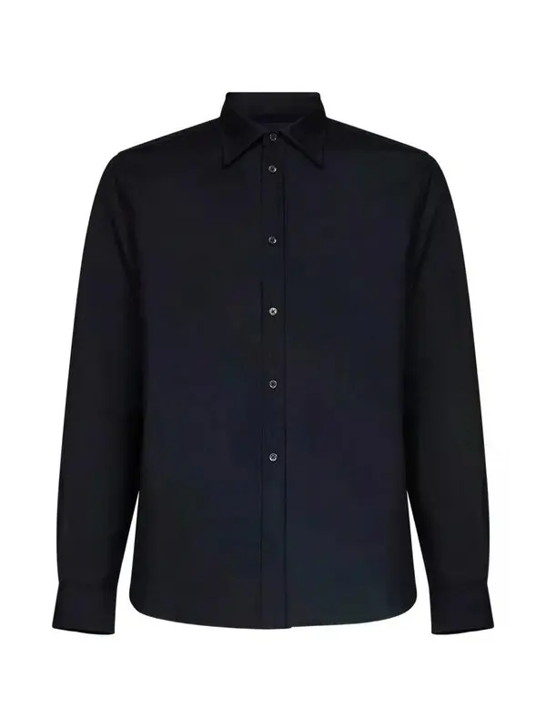 JIL SANDER Pointed-collar Rounded-hem Shirt