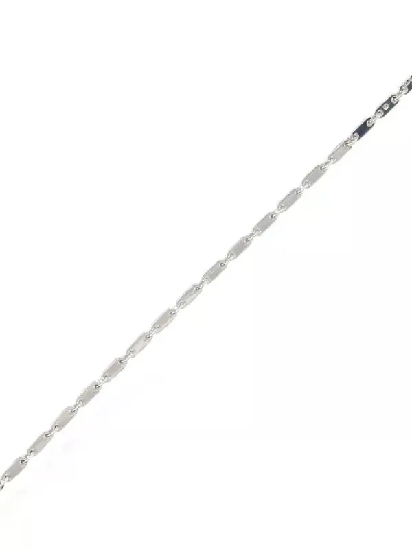 Cartier 18k White Gold Figaro Link Bracelet