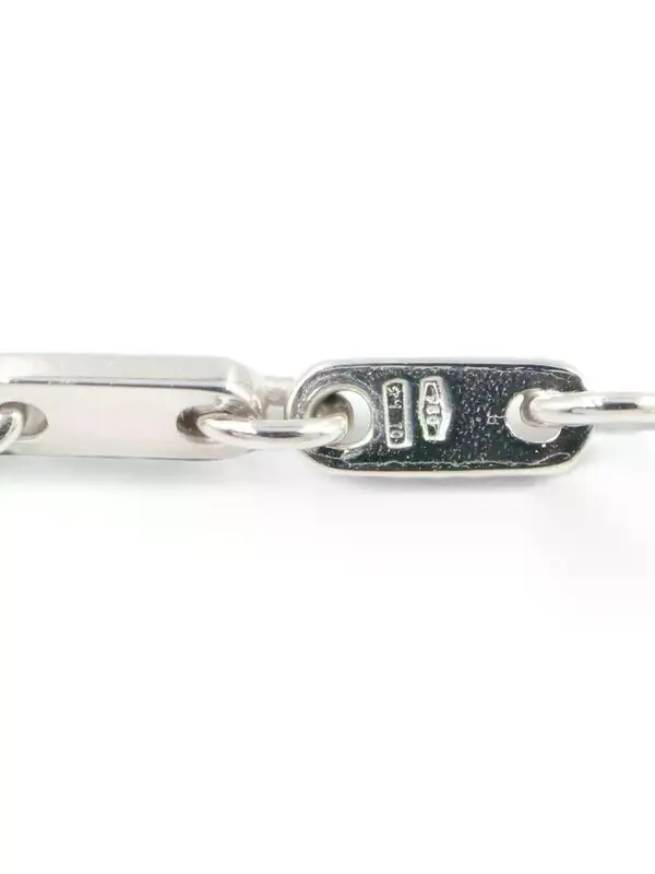 Cartier 18k White Gold Figaro Link Bracelet